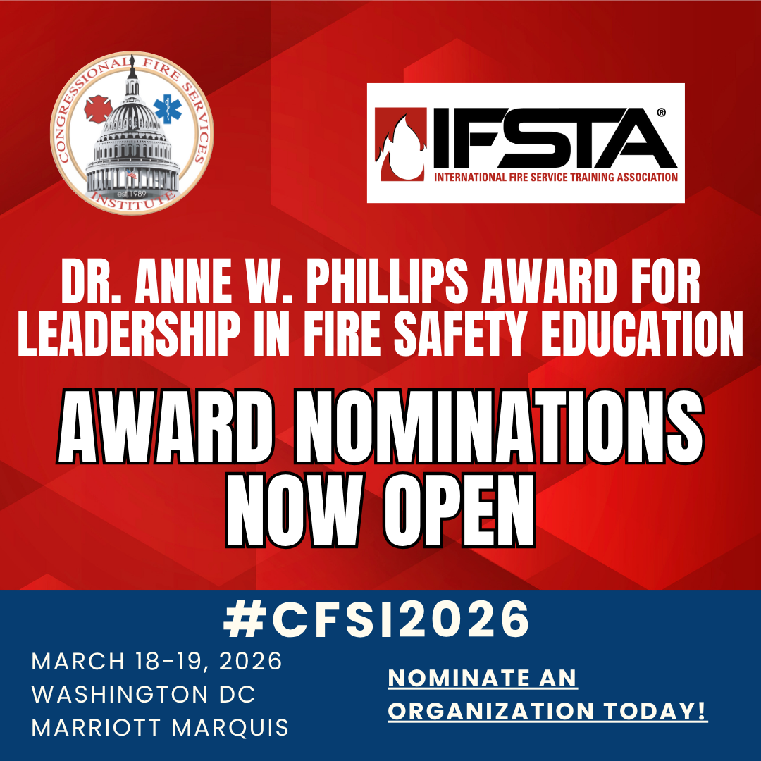 Dr. Anne W. Phillips Award for Leadership in Fire Safety Education ...