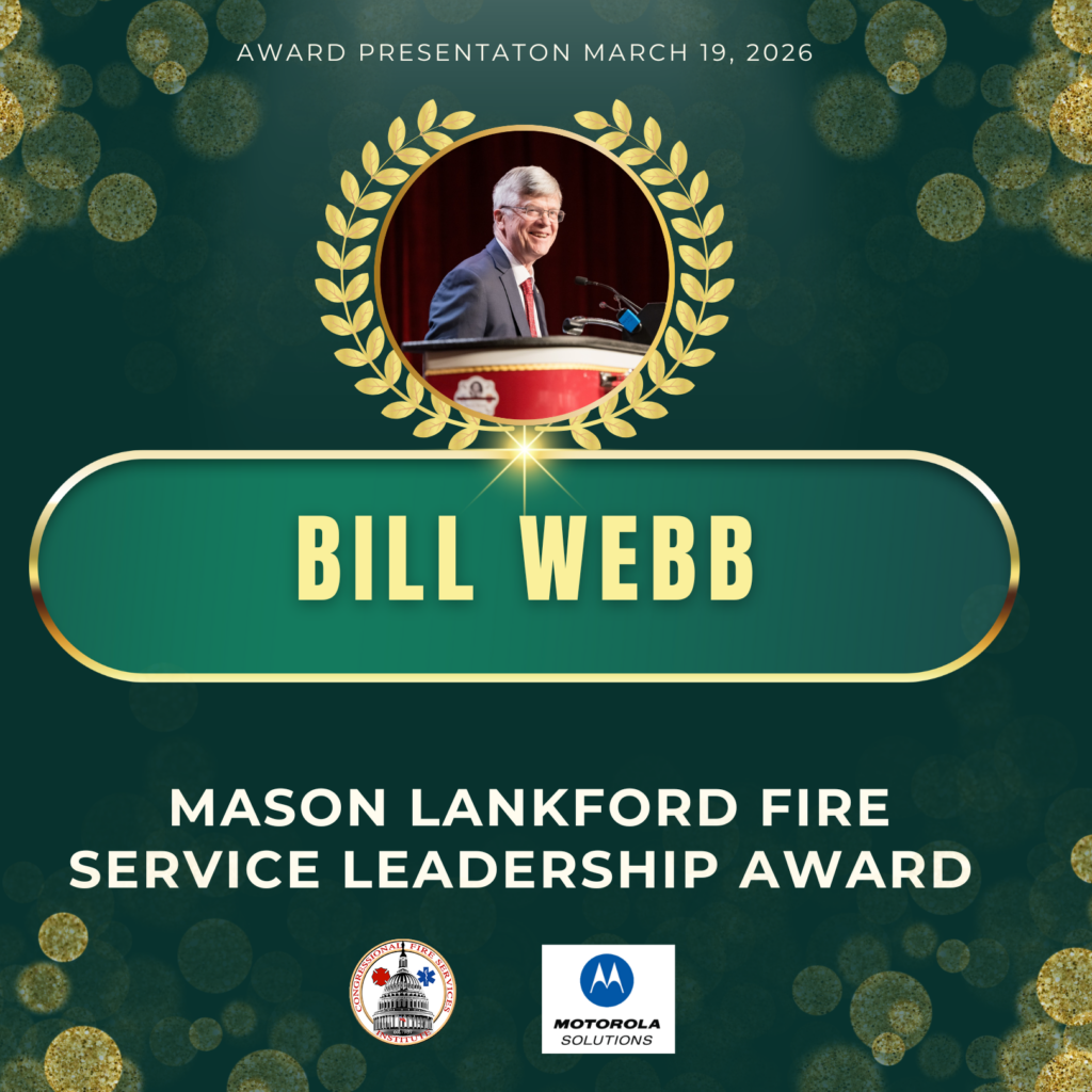 Bill Webb Named 2026 Mason Lankford Fire Service Leadership Award ...